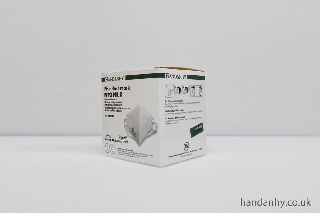 HY8220 FFP2 Respirator NR Unvalved (Box of 20) | Handanhy