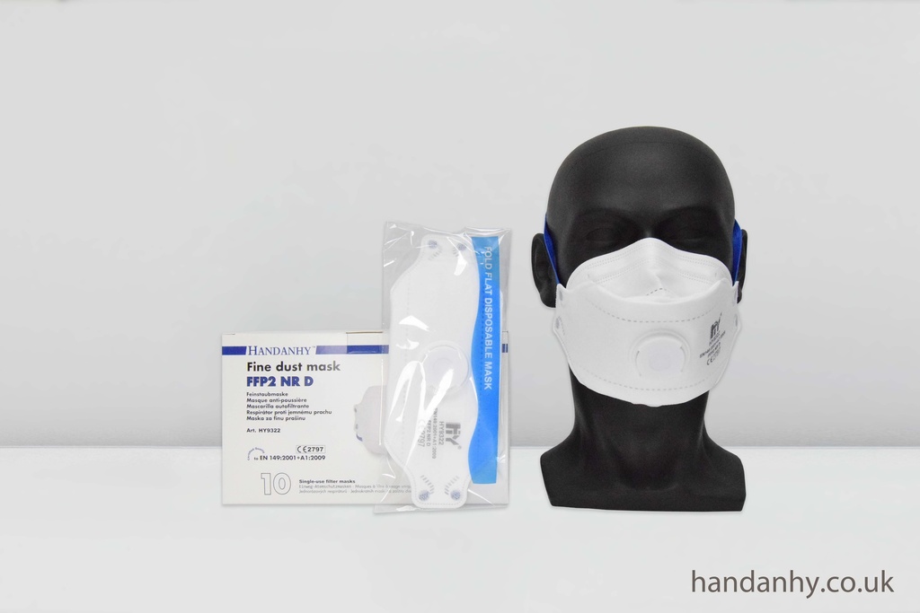 HY9322 FFP2 Respirator NR Valved (Box of 10) | Handanhy