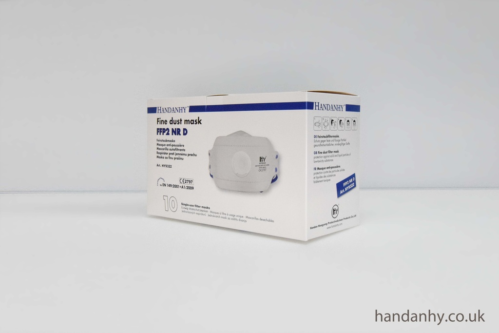 HY9322 FFP2 Respirator NR Valved (Box of 10) | Handanhy